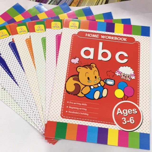 home workbook children education exercises books(40 pages) | Shopee ...