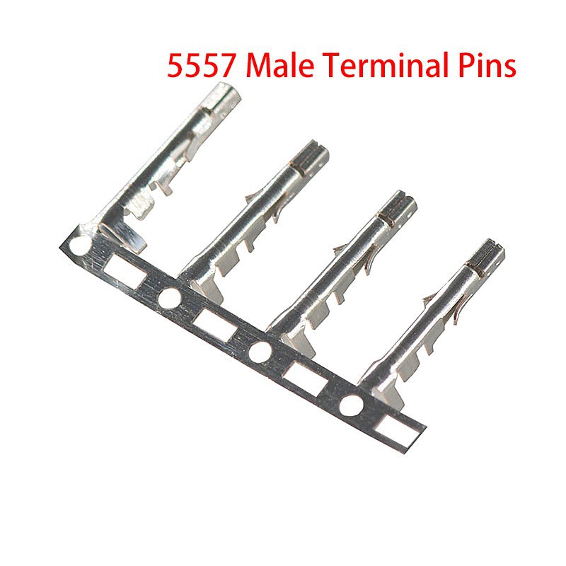 100pcs/Lot 4.2mm 5557 & 5559 Series Male & Female Terminal Pins for PC ...