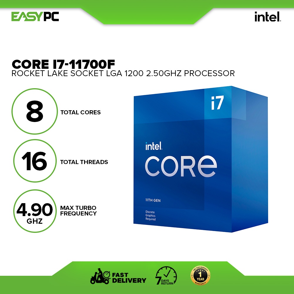 11th Generation Intel Core i7-11700F 1200 2.50GHz CPU | Shopee Philippines