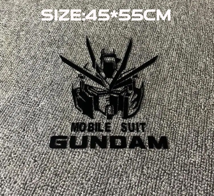 Reflective GUNDAM Car Sticker Japanese Style Anime Stickers Waterproof ...