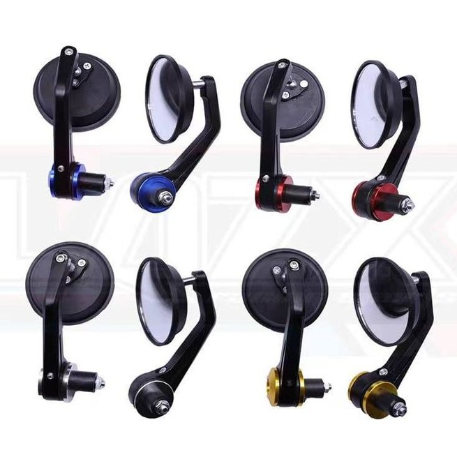 Motorcycle Side Mirror Bar End Universal - Clear | Shopee Philippines