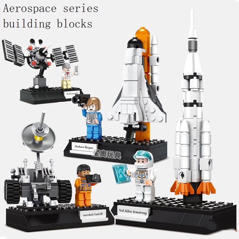 Compatible with City Space Series Building Blocks Boy Mars Exploration ...