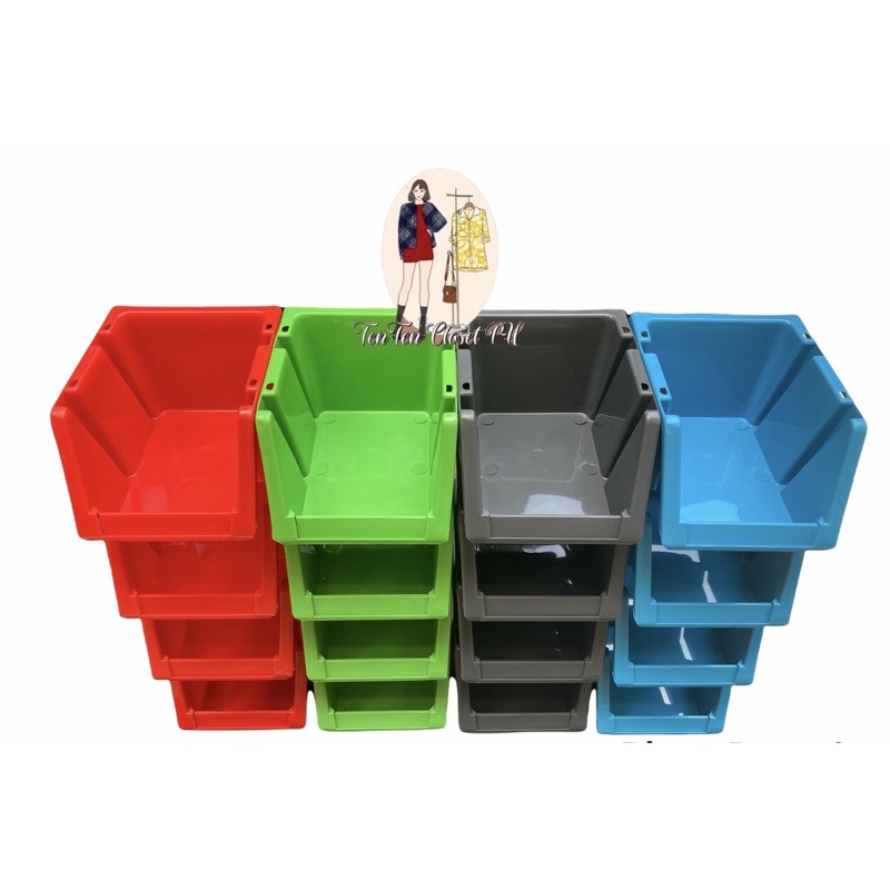 Stackable Bin Box Organizer - 1 PIECE | Shopee Philippines