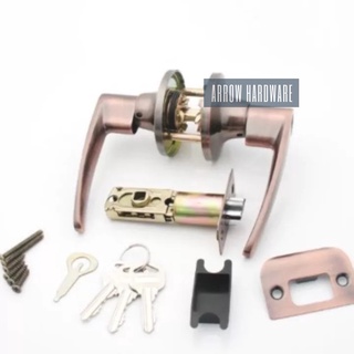 LEVER DOOR SET ENTRANCE Lever Wave Handle Door Knob Set (3 KEYS ...