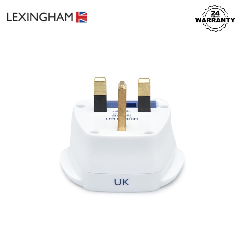 Lexingham World TO UK Adaptor- L5072 | Shopee Philippines