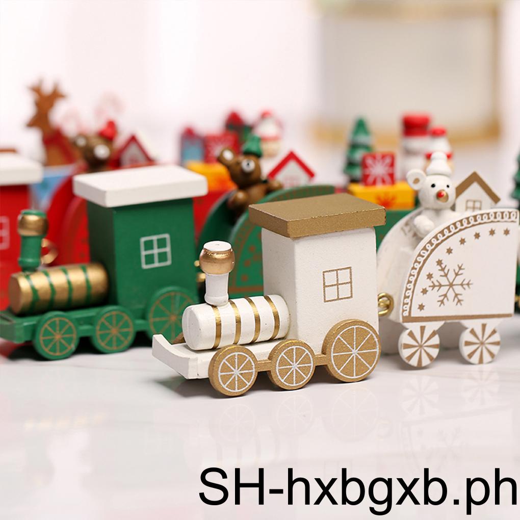 Christmas Wooden Train Farmhouse Rustic Handmade Kids Gift Decorative ...