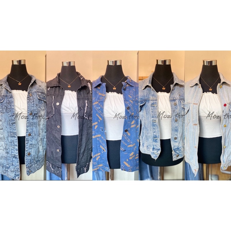 Denim Jacket Collection (checkout) | Shopee Philippines