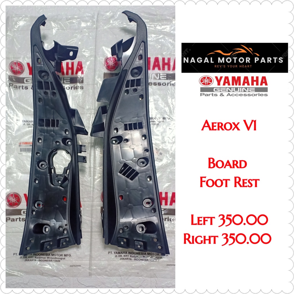 FOOTREST BOARD 1&2 OR FOOT BOARD FOR AEROX V1 YAMAHA GENUINE PARTS ...