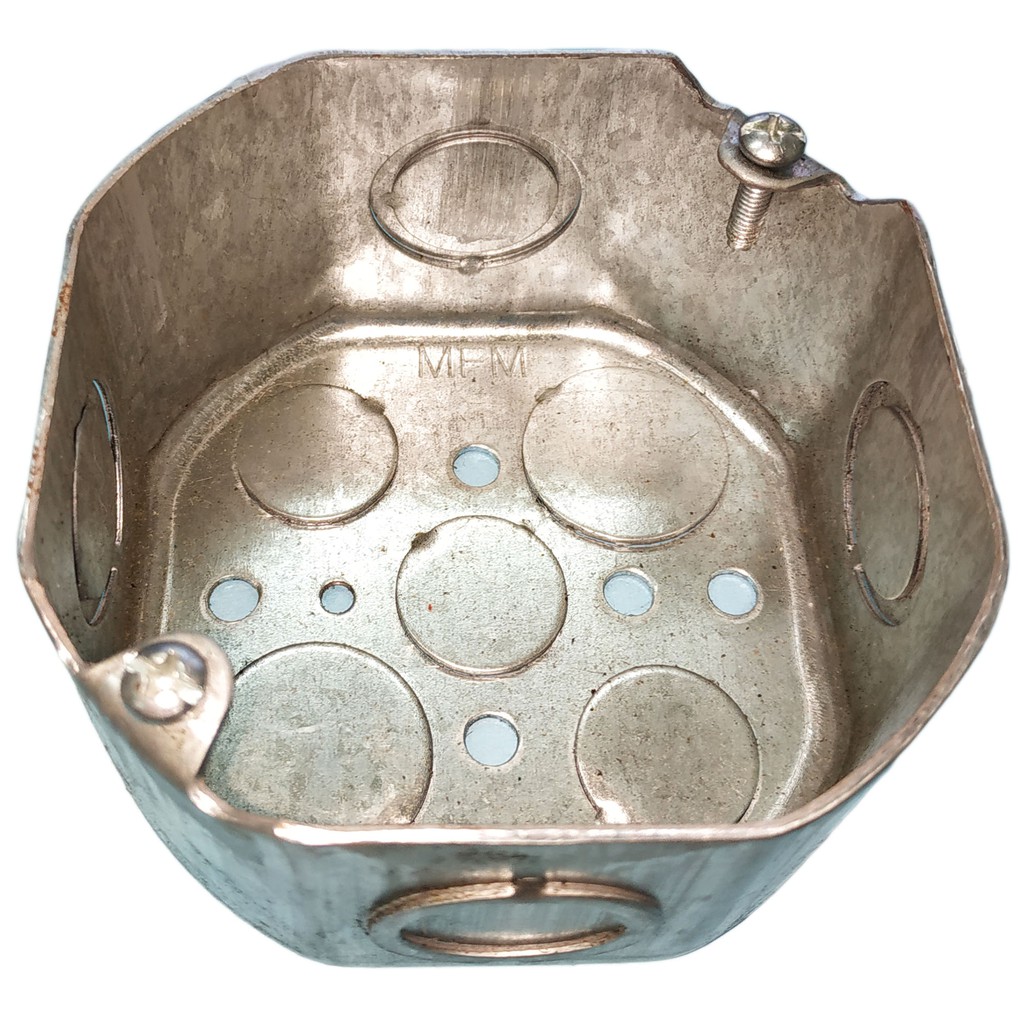 GI JUNCTION BOX OCTAGON GAUGE 16 === 1.2MM THICKNESS === MAKAPAL ...
