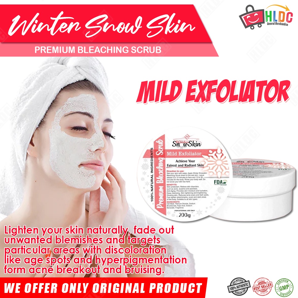 Winter Snow Skin Bleaching Scrub 200g Whitening, Moisturizing ...