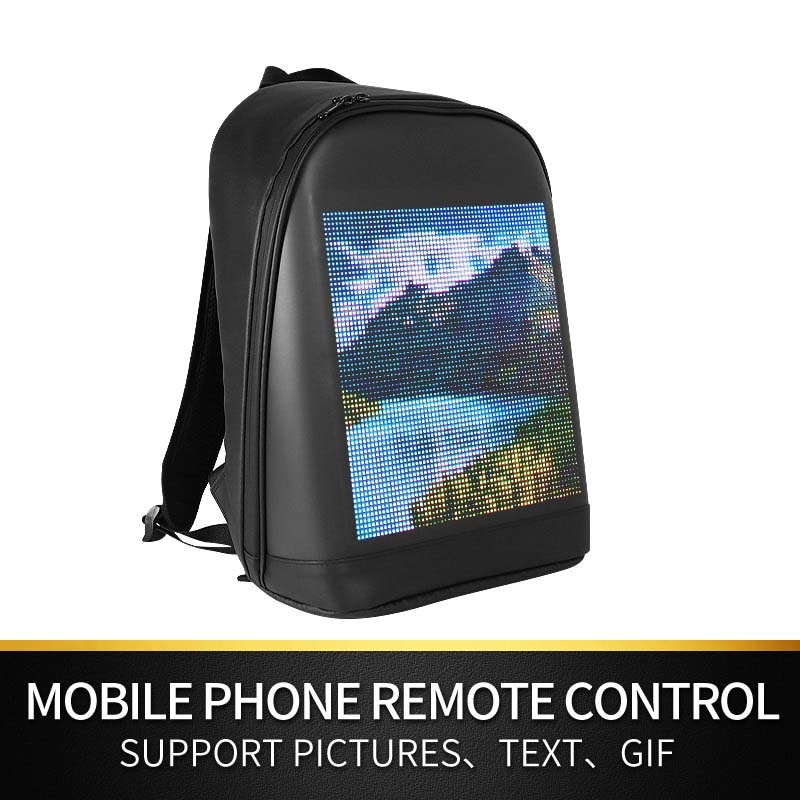 Smart Led Mesh Pix Backpack LED Advertising Light Waterproof WiFi ...