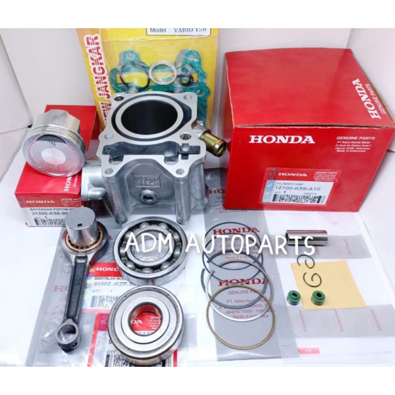 Piston Block set K59 Cylinder Complete 3Aitem Vario 150 esp LED Vario ...