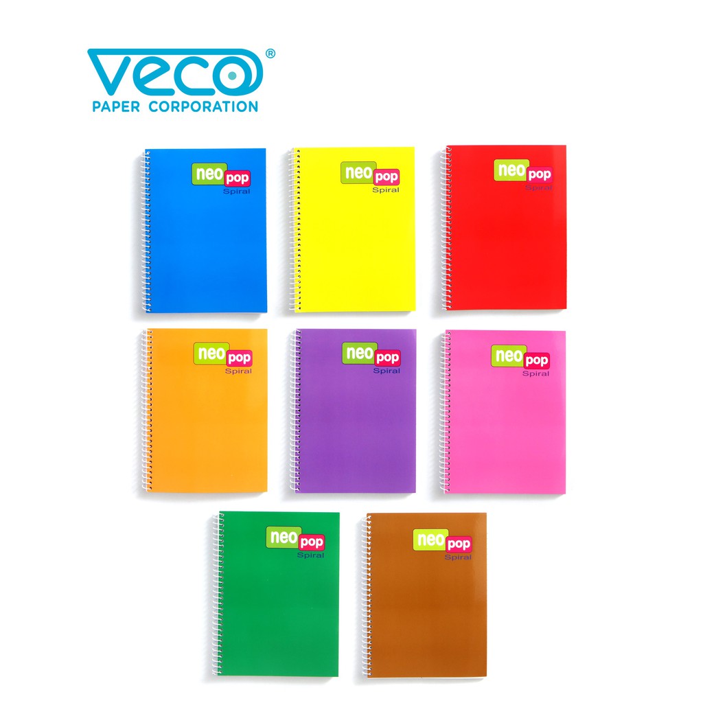 NeoPop Notebook Color Coding w/Plastic Cover (Composition/Writing ...