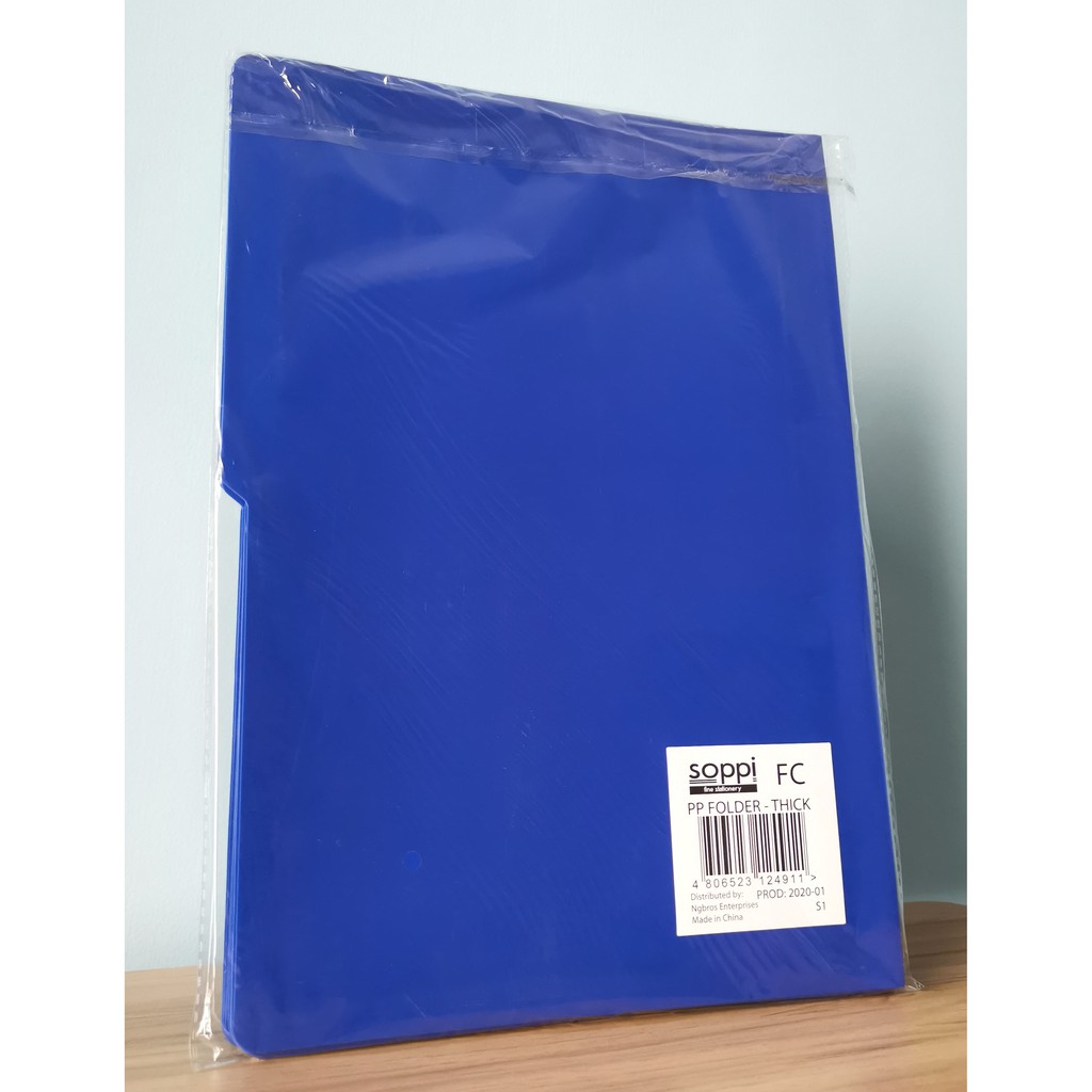 Soppi Plastic Colored Folder [SHORT & LONG] [12 PCS/PACK ] | Shopee ...