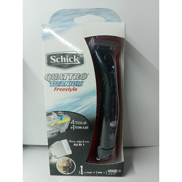 SCHICK QUATTRO TRIM STYLE/TITANIUM/INTUITION RAZOR | Shopee Philippines
