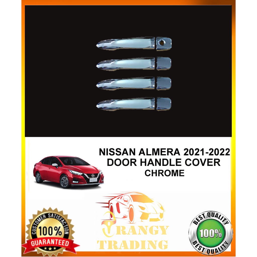 Nissan Almera 2021 to 2024 With Smart Key Door Handle Cover Chrome 2022 ...