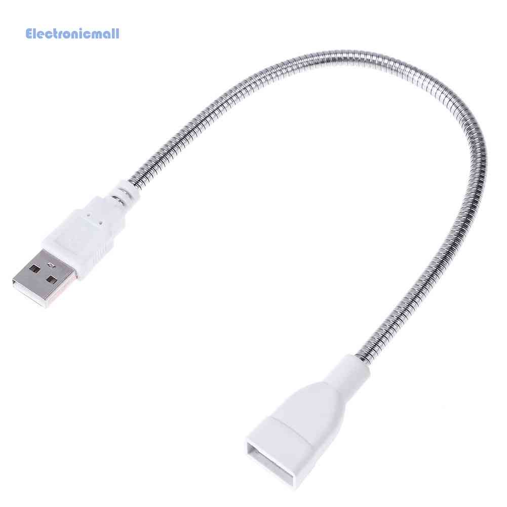 [ElectronicMall01.ph] Metal Flexible Tube USB Male to Female Extension ...