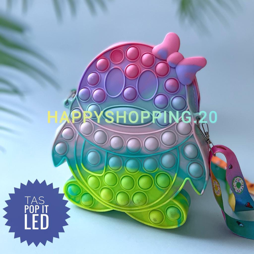 HP Large JUMBO Children's LED Sling Pop It Bag Fits Cell Phone | Shopee ...