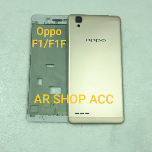 Housing Casing Fullset Casing Fullset Oppo F1 F1F A35 Gold | Shopee ...