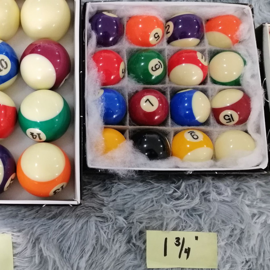 BILLIARD BALL SET (DIFFERENT SIZES) | Shopee Philippines