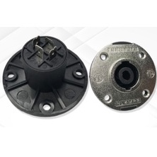 NEUTRIK NL4MPR SPEAKON PANEL MOUNT ROUND, 4 POLE FEMALE CHASSIS ...
