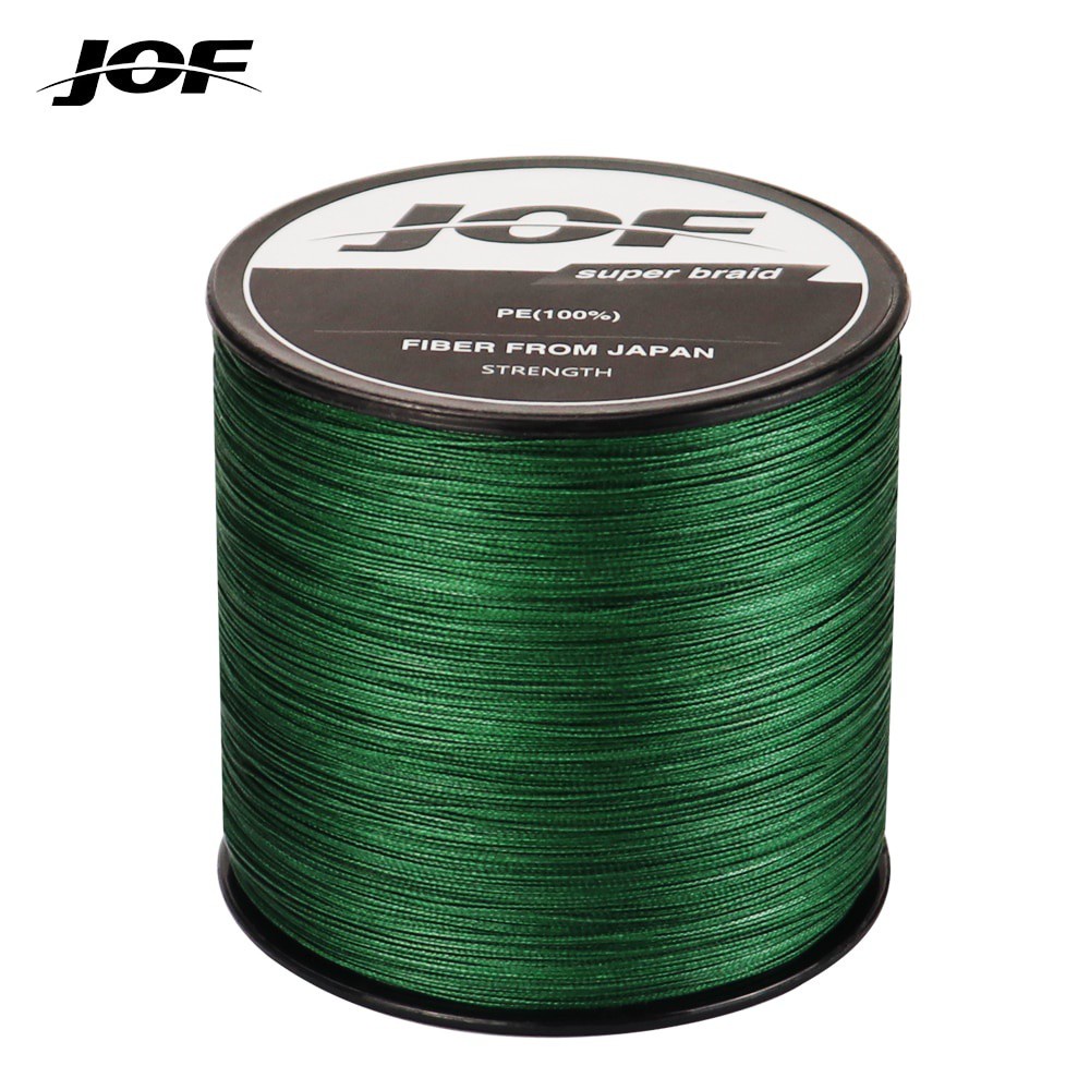 Jof Braid 4 300m 500m 1000m Original Color Green 4 Braided Fishing Line ...