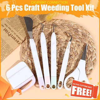 6pcs Craft Weeding Tool Kit Vinyl Weeding Tools Set Precision Craft ...