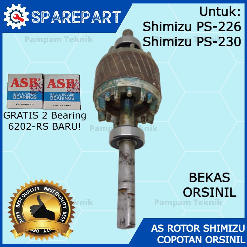 AS ROTOR ORSINIL COPOTAN WATER PUMP SHIMIZU PS 226 230 BIT | Shopee Philippines