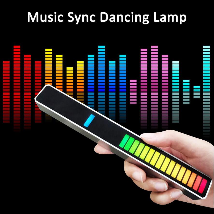 Rechargeable Music Sync Led Strip Lights Sound Control Pickup Rhythm ...