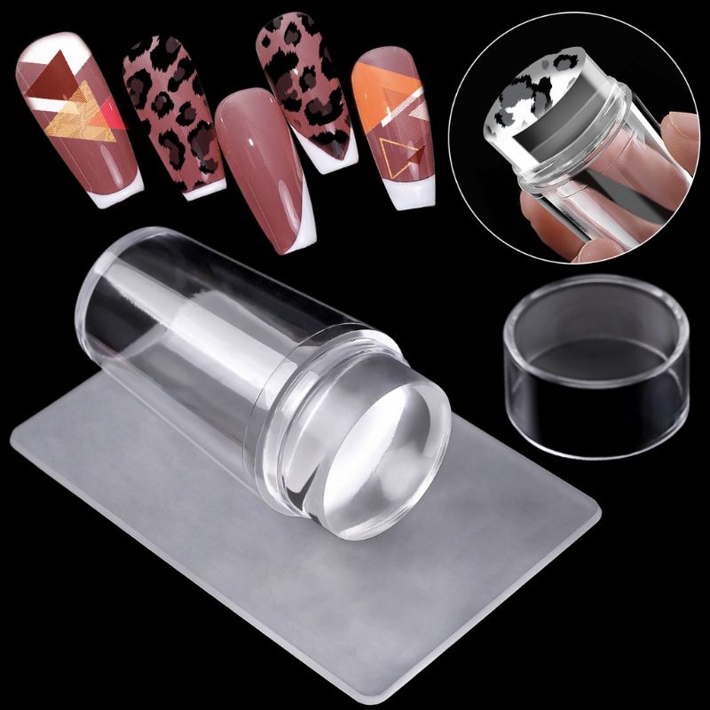Hand stamp HandPiece - silicone nail print head to create head Pieceg ...