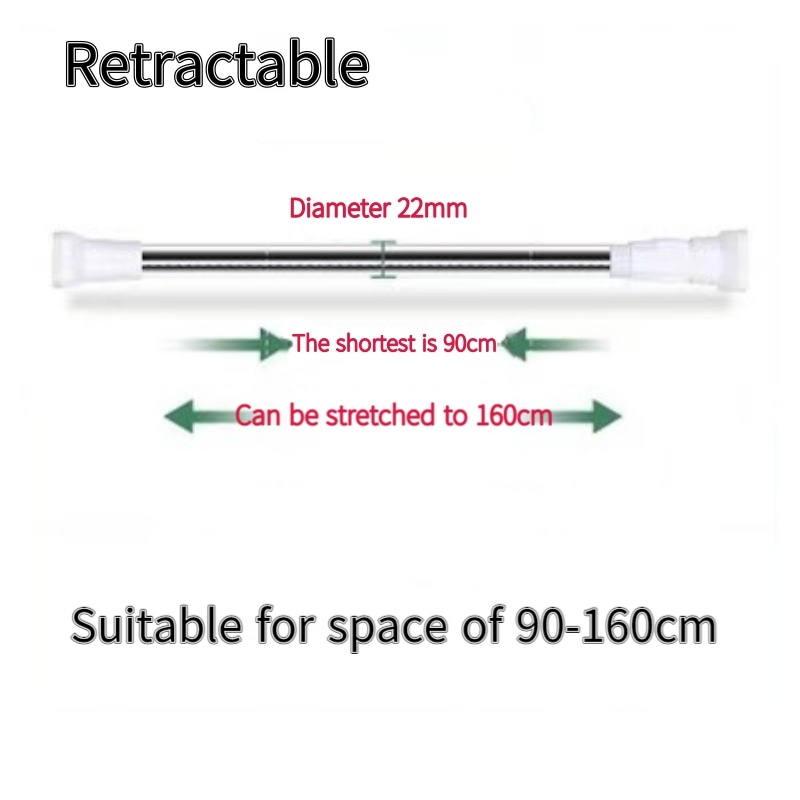 Punch-free Multi functional adjustable rod Telescopic Rod Shower ...