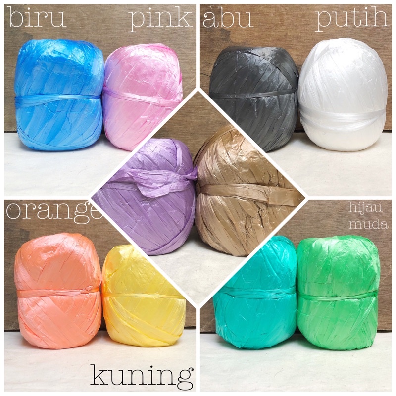 Fine Raffia Knitting Yarn (Soft Raffia Yarn) | Shopee Philippines