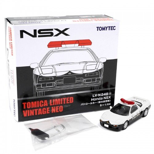 Tomytec Tomica Limited Vintage Neo 1/64 HONDA NSX NA1 PATROL CAR LV-N248A DIECAST SCALE MODEL ...