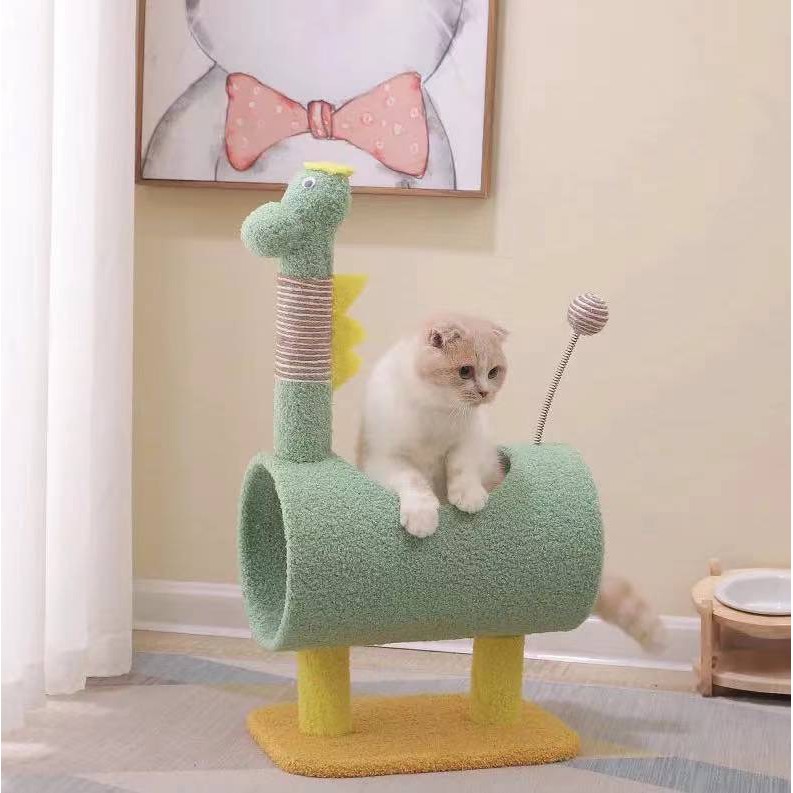 Kitten apartment cat tree one-stop indoor game cat tower, grab, cat ...