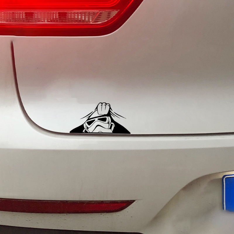 P-a406.Laser Car Stickers on Both Sides Star Wars White Soldier ...