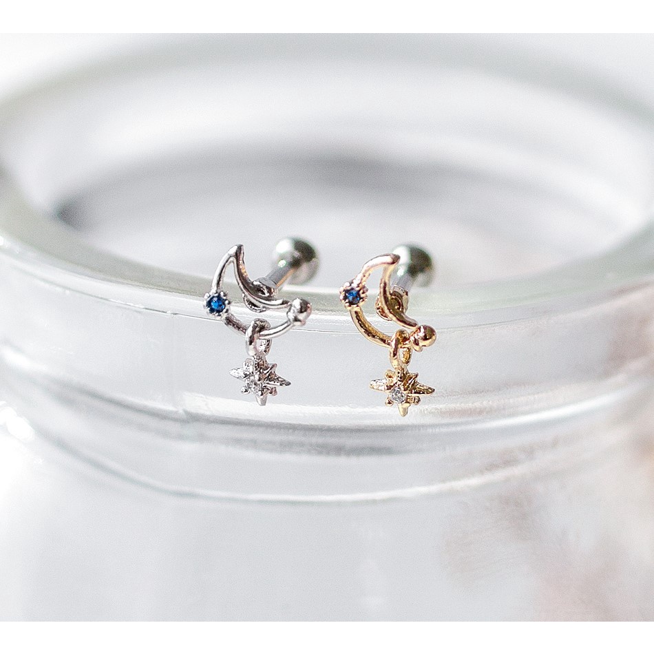 Moon Planet piercing (piercing) | Shopee Philippines