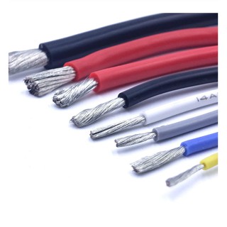 High Quality Soft Silicone Flexi Flexible Multicore Wire Cable Black Red White blue yellow green ...