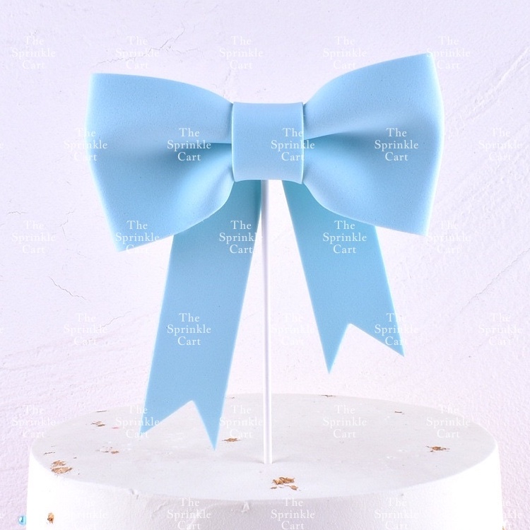 Ribbon Cake Topper Decoration Birthday Party Baby Shower Glitter ...