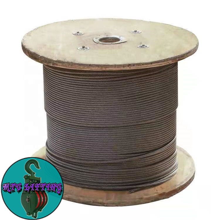 48m 10mm Elevator Rope Lifting 8*19s Elevator Wire Rope Elevator Parts ...