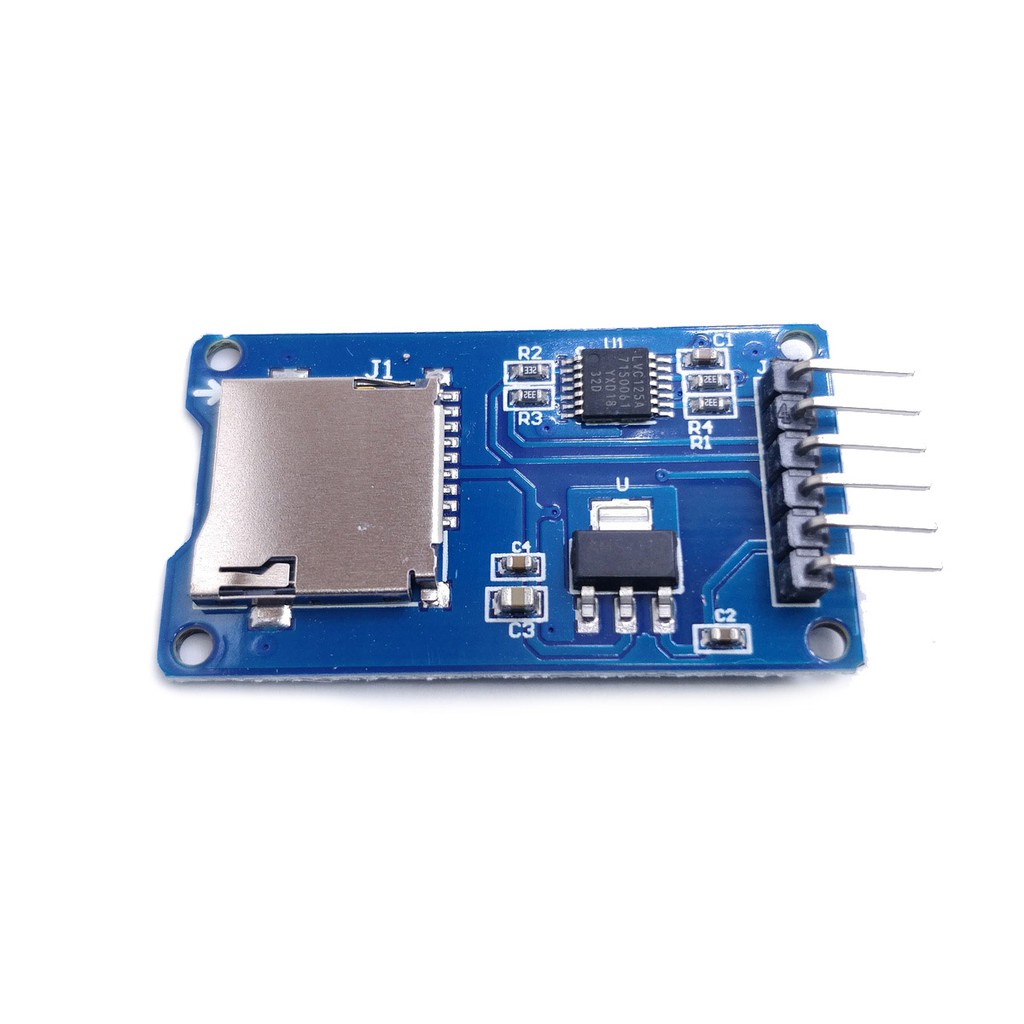 Micro SD card mini TF card reader module SPI interfaces with level ...