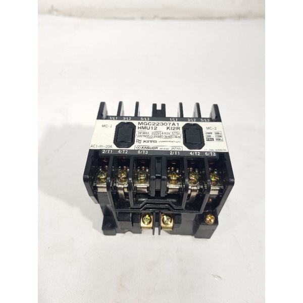 Magnetic Contactor Reversable 3Hp 220V KASUGA(Original Made in Japan ...