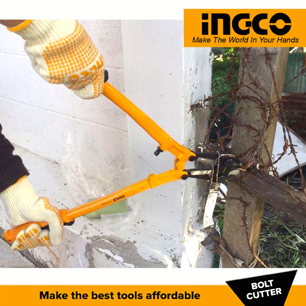 Ingco 18-Inch Bolt Cutter / Chain Wire Lock Cutter / Rebar Cutter ...