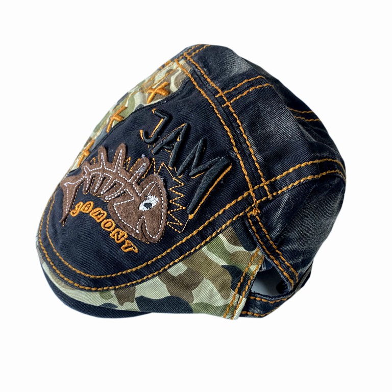 BGC Fashion casual kids cotton beret han version cap denim cap palos ...