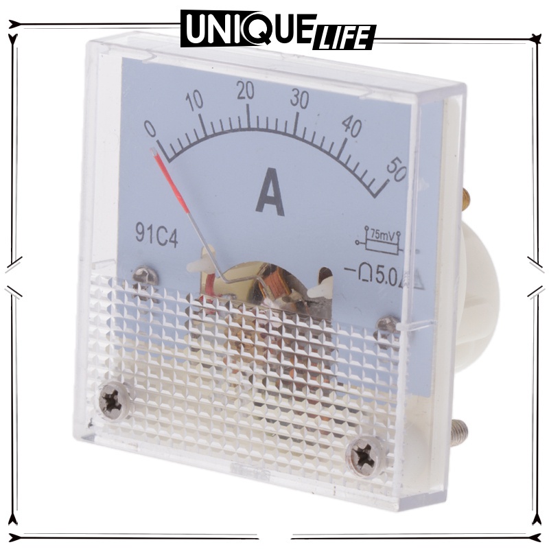 [ appliances] DC Ammeter Analog Panel Meter Amp Meter Current Panel ...