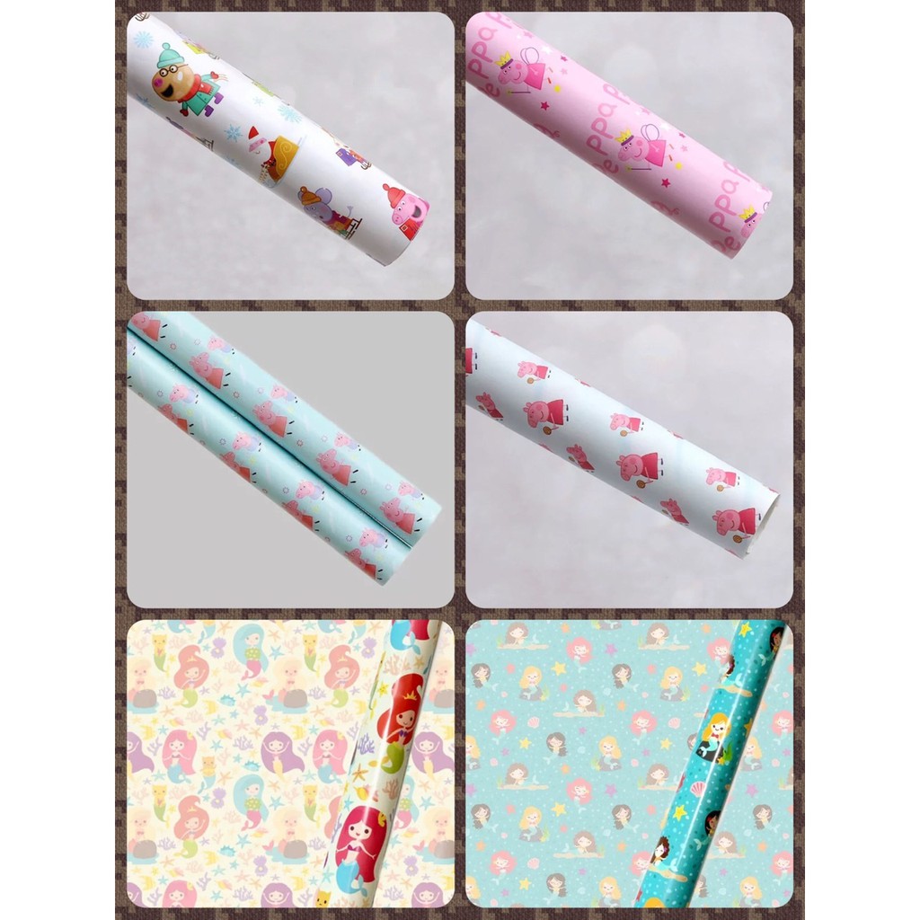 Gift Wrapping Paper Cartoon | Shopee Philippines