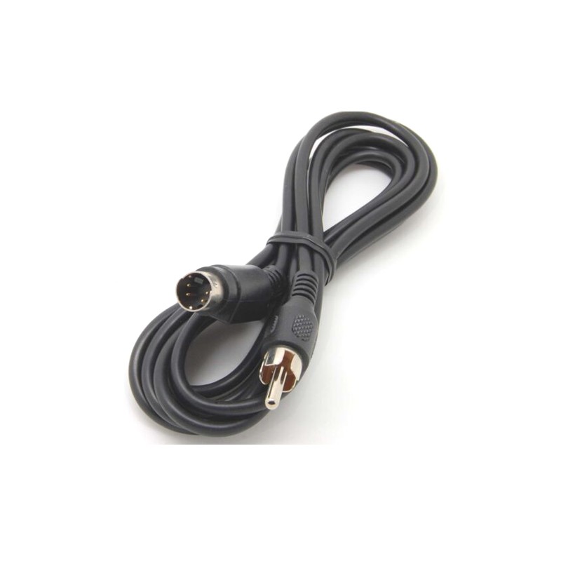 6Feet/2M S-VIDEO 4PIN Male To RCA Cable DVD SVHS S-VHS TV LCD | Shopee ...