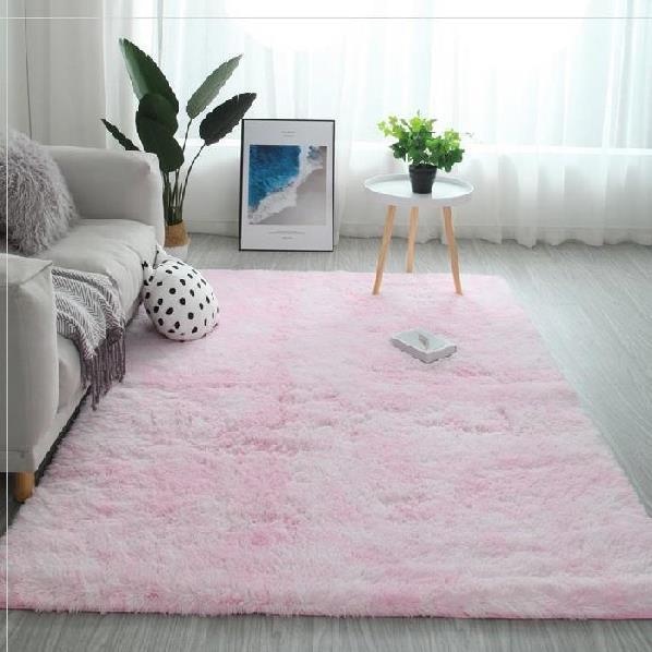150*180cm Gradient Color Carpet Bedroom Living Room Bedside Washable ...