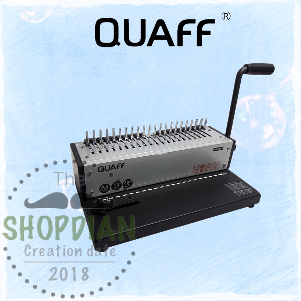 QUAFF Ring Binding Machine A4 SD-1201 | Shopee Philippines