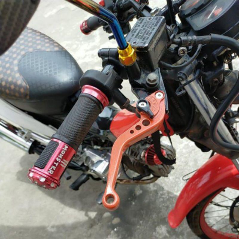 UNIVERSAL HANDLE LEVER RIGHT LEVER,BRAKE LEVER XRM RED FIT TO(XRM,RS125 ...