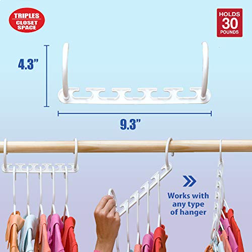 SZ Wonder Hanger Cascading Clothing Hanger / Space-Saving Closet ...
